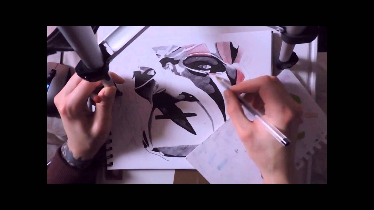 Kane speed pen drawing - YouTube