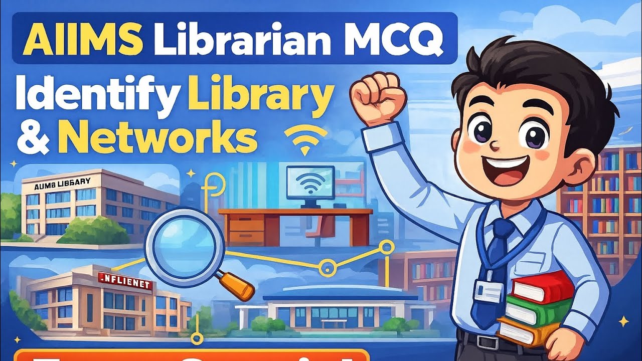 AIIMS Library & Networks MCQs with Images | Exam Special - YouTube