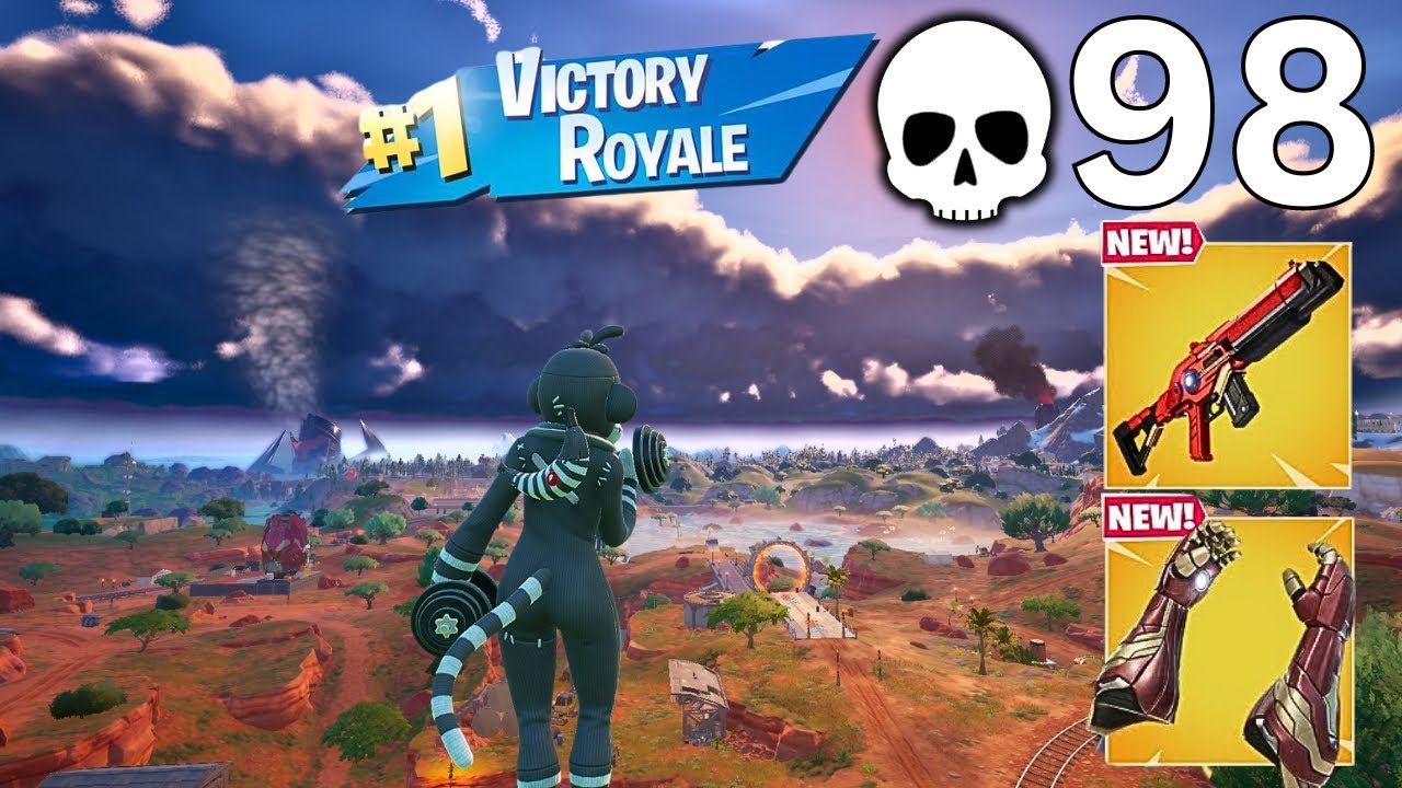 98 Elimination Solo Vs Squads "Zero Build" Full Gameplay Wins (Fortnite ...