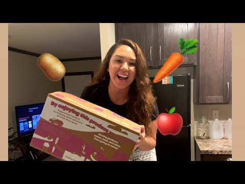Imperfect produce unboxing!!( veggie box delivery) - YouTube