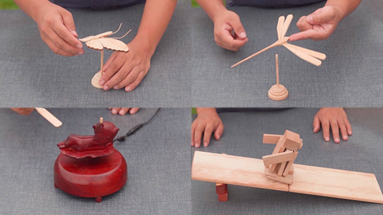 Master Carpenter Showcase: Bamboo Dragonfly, Magnetic Levitation ...