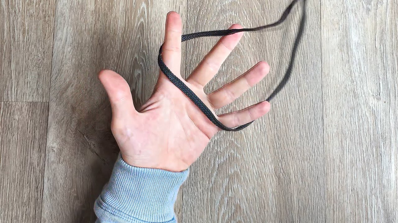 Disappearing Rope Trick Through Fingers - YouTube