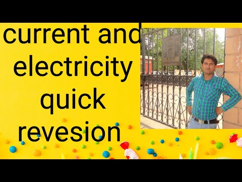 quick revesion for current and electricity - YouTube