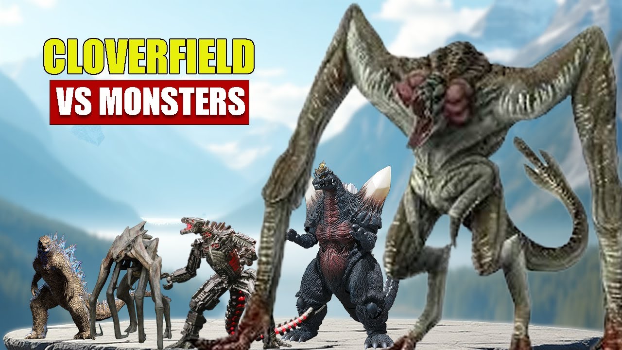 Cloverfield vs Giant Monsters |3D Monsters Size Comparison - YouTube