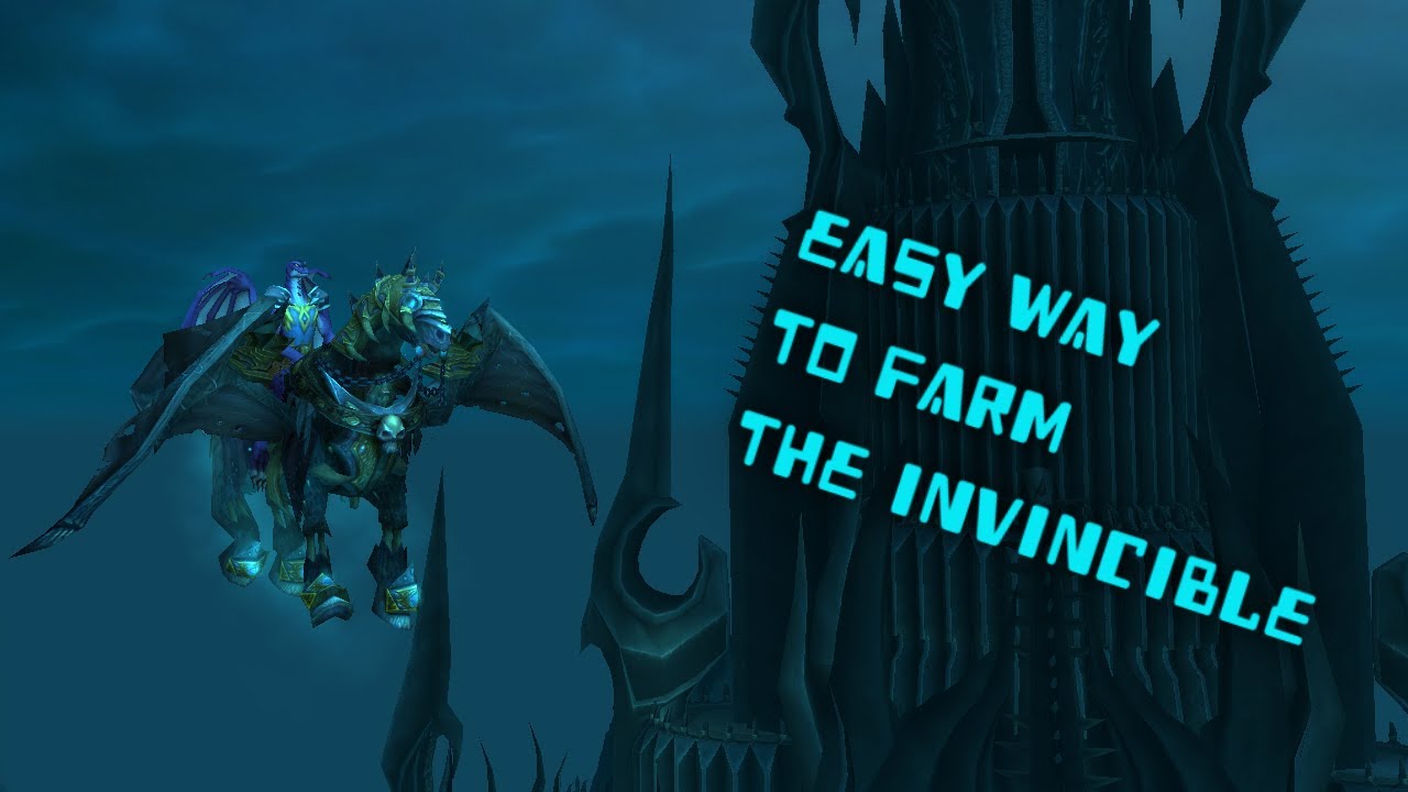 World of Warcraft - Proper (faster) Way to Farm the Invincible - YouTube