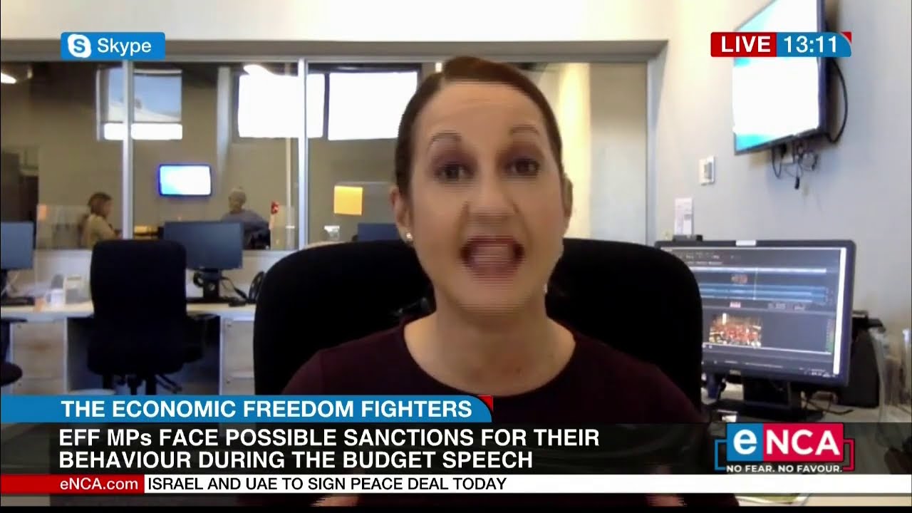EFF MPs could be sanctioned for behaviour in Parliament - YouTube