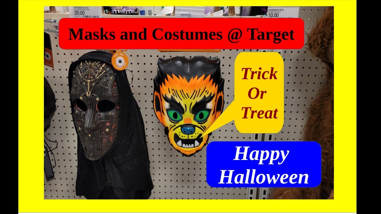 Halloween Masks🎃 and Costumes - 2025 @ Target | Trick or Treat | video ...