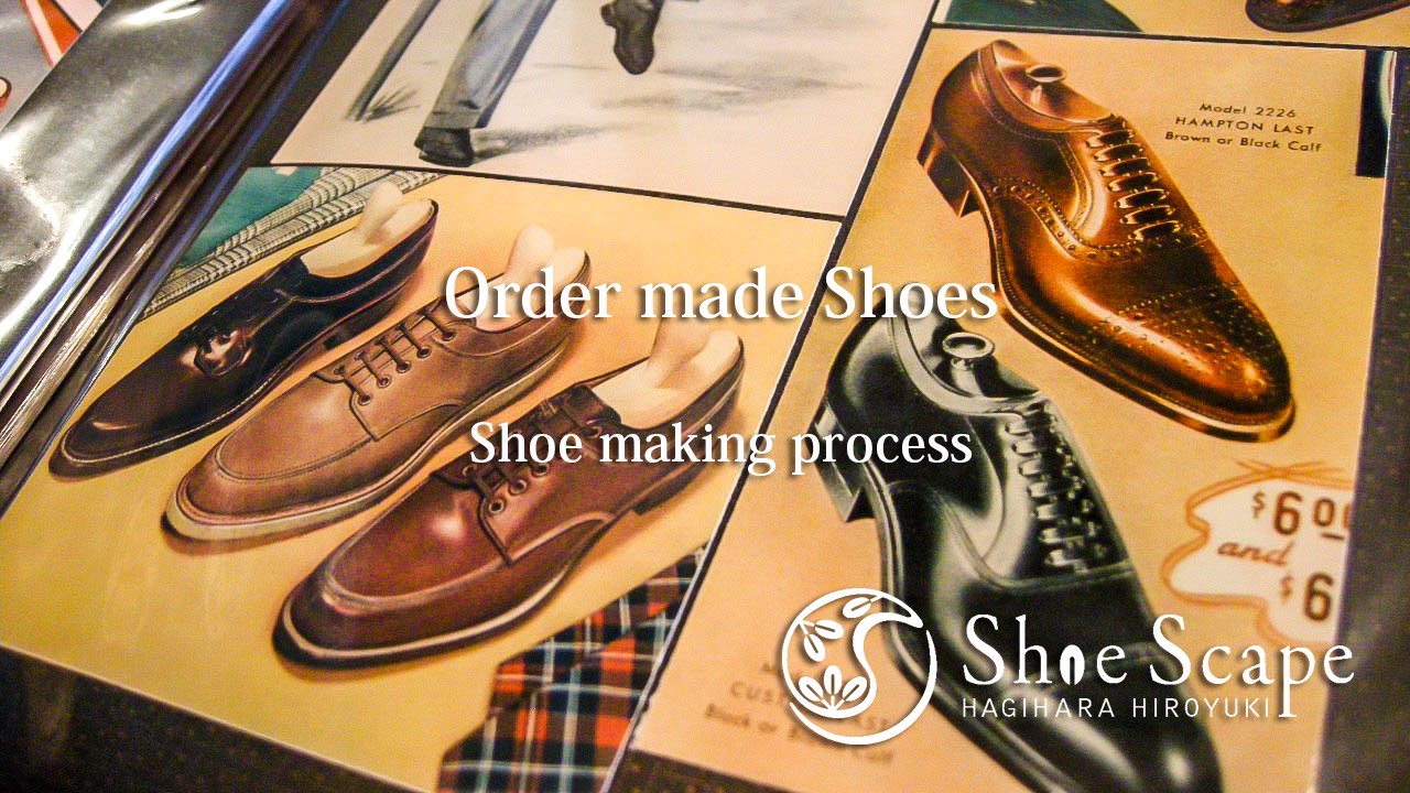 【Order made shoes】shoe making process - YouTube