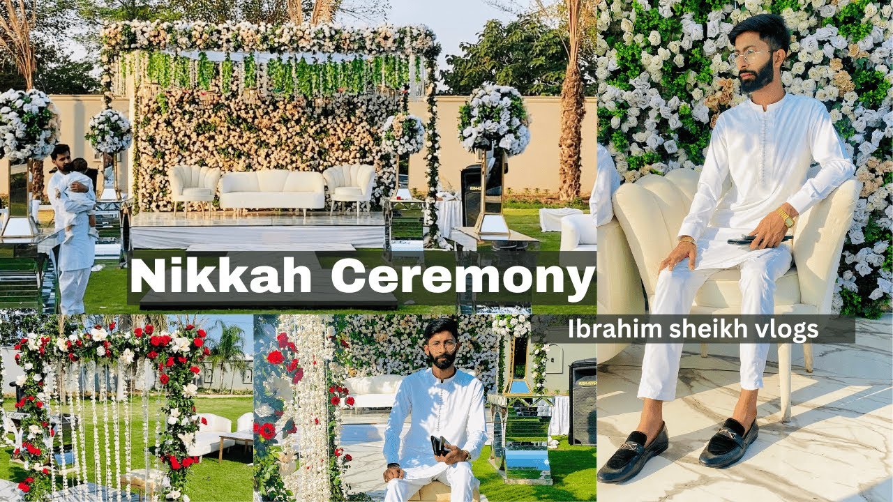 Nikkah Ceremony: Beautiful Decoration || Nikkah Event Lahore Pakistan ...