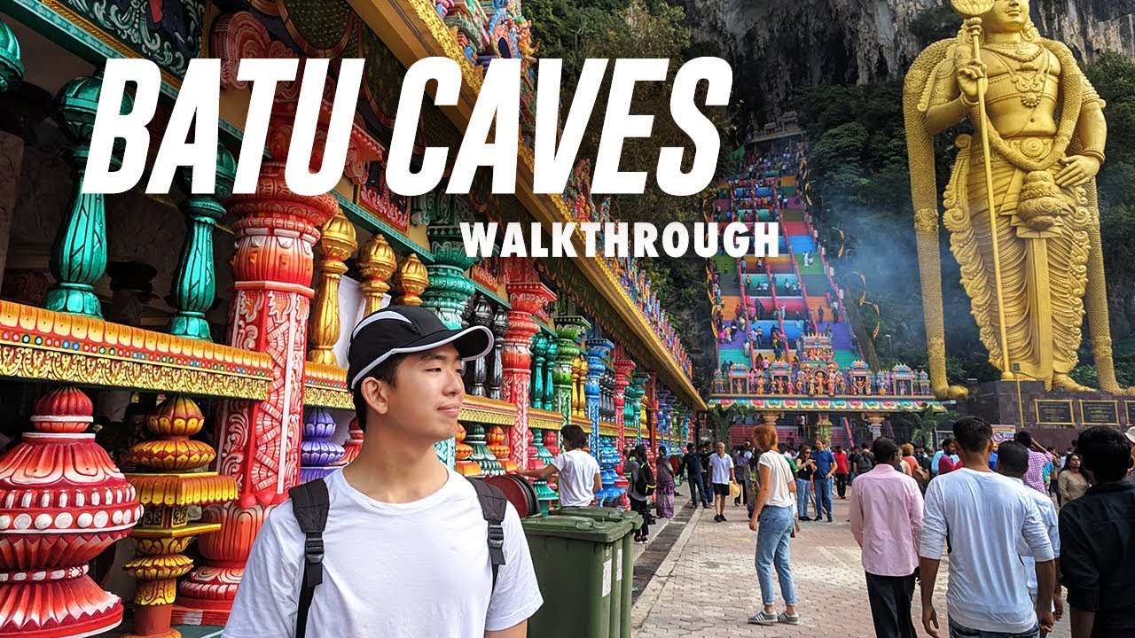 Climbing the Rainbow Steps of Batu Caves - YouTube