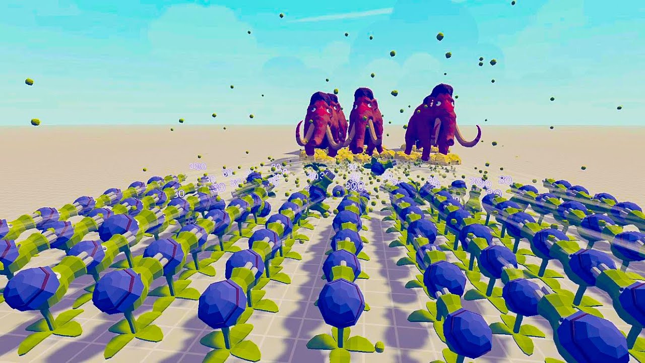 Pea Shooter VS. Strong Units - TABS - YouTube