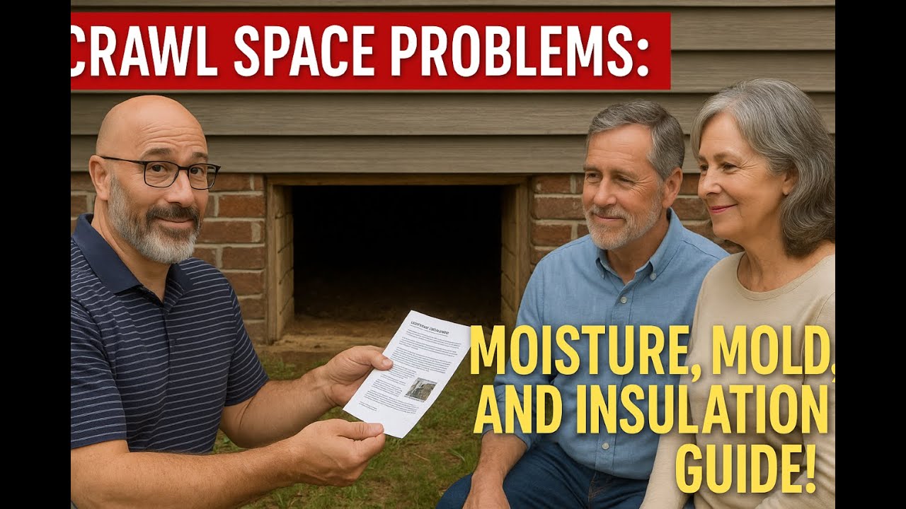 Crawl Space Problems: Moisture, Mold, and Insulation Guide! - YouTube