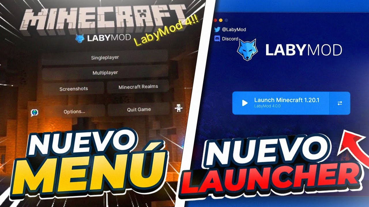 EL NUEVO LABYMOD 4 es EL MEJOR CLIENTE para MINECRAFT NO PREMIUM con ...
