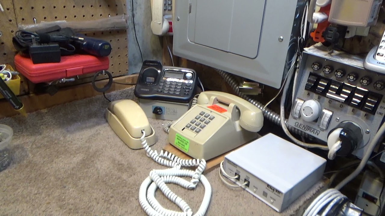 Telephone Testing Equipment Setup - YouTube