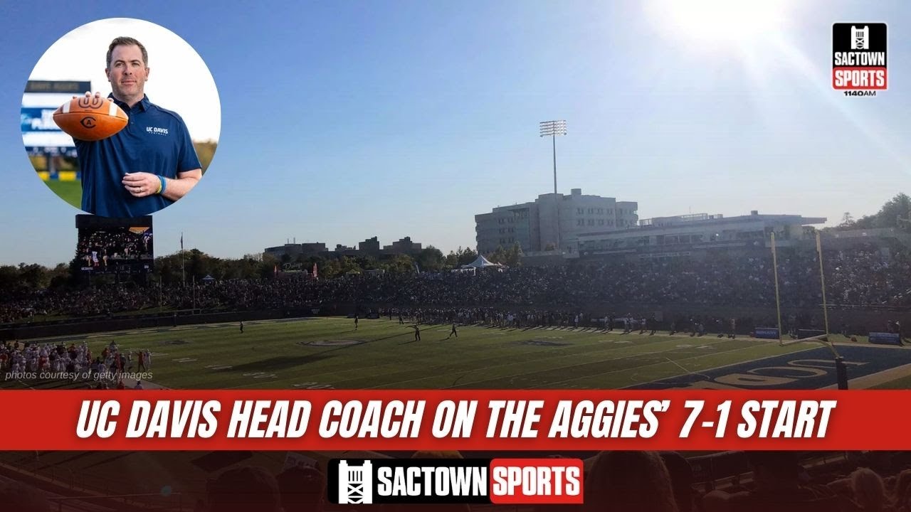UC Davis head coach Tim Plough on the Aggies' 7-1 start - YouTube