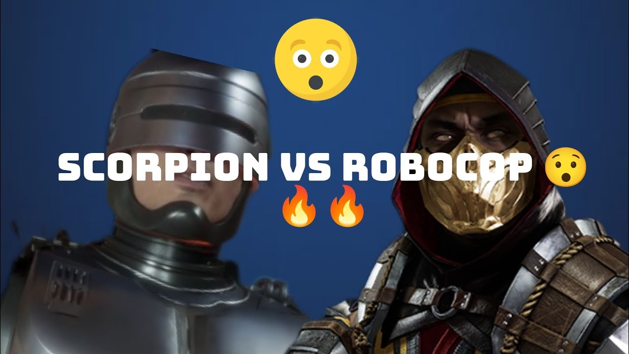 MK 11 ] ROBOCOP INTERACTION WITH SCORPION - YouTube