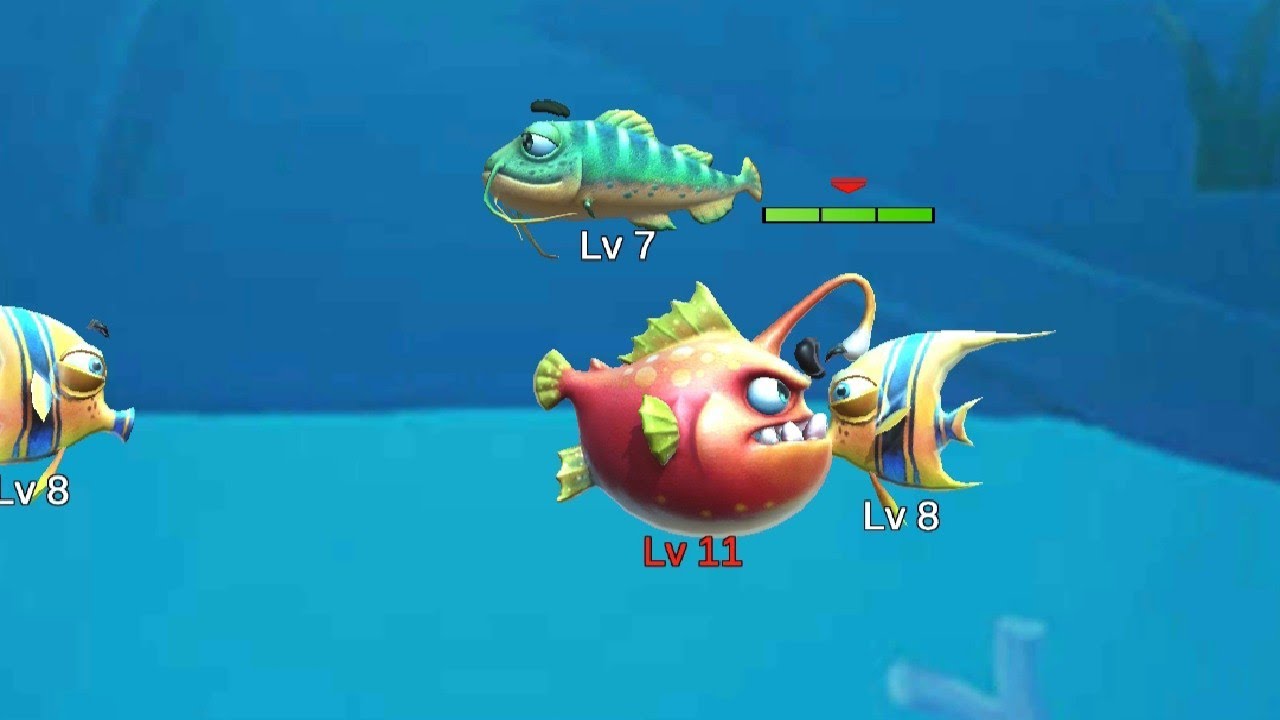 Fishdom is a small fish, a small fish versus a big fish, fish develops ...