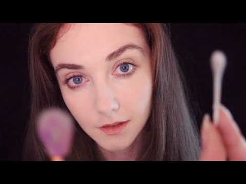 Your Tingly Face ASMR (face touching, soft whispering) - YouTube
