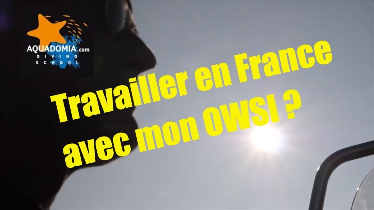 Travailler en France avec mon OWSI Padi Ssi Sdi ? - YouTube