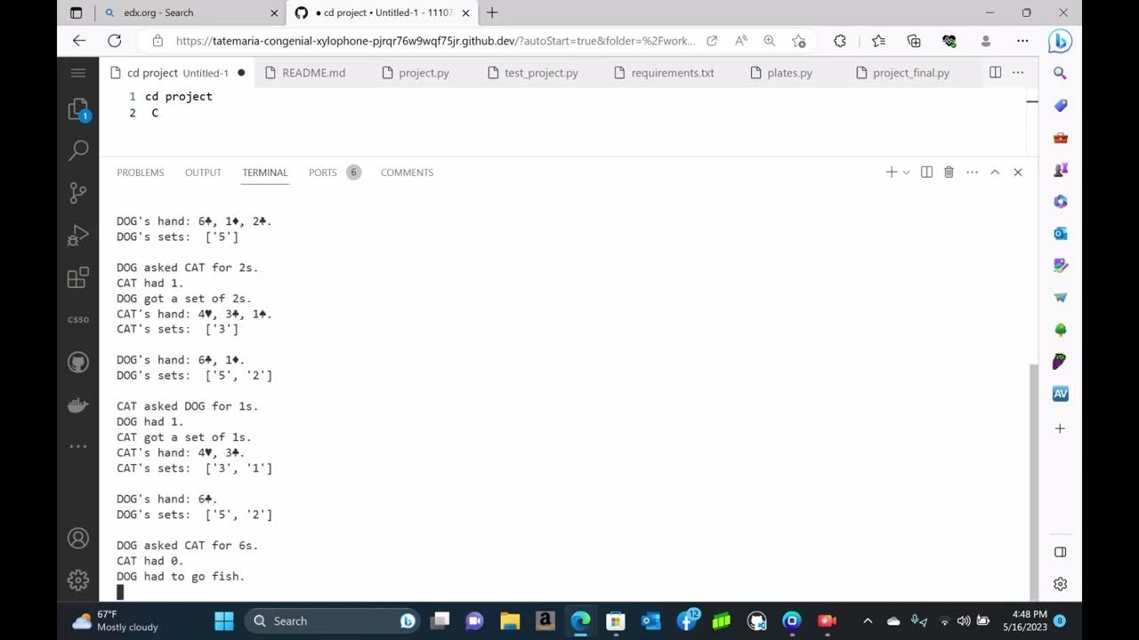 CS50P Final Project 20230516164743 - YouTube
