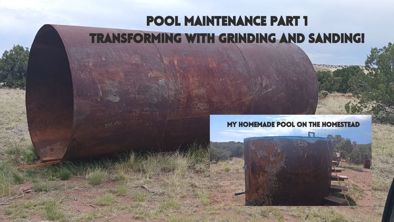 "Pool Maintenance Part 1: Transforming with grinding and sanding ...