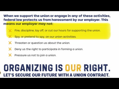 Your rights during a union drive-teamster teacher. KNOW THESE THINGS ...