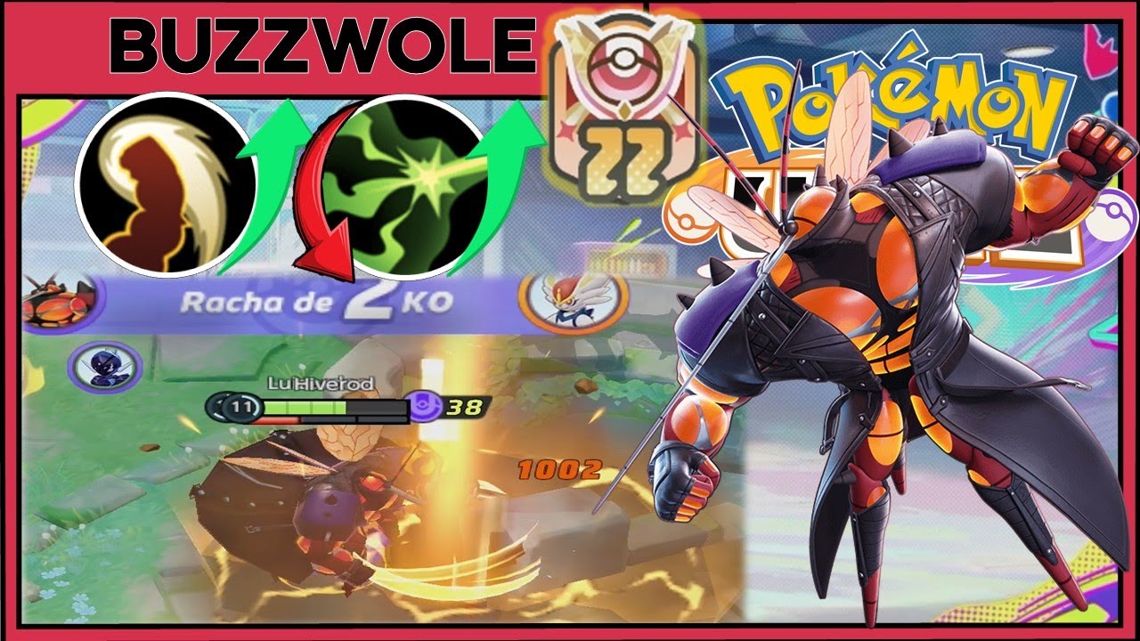Buzzwole Mejor Build Buff Chupavidas + Antiaéreo | Pokemon Unite - YouTube
