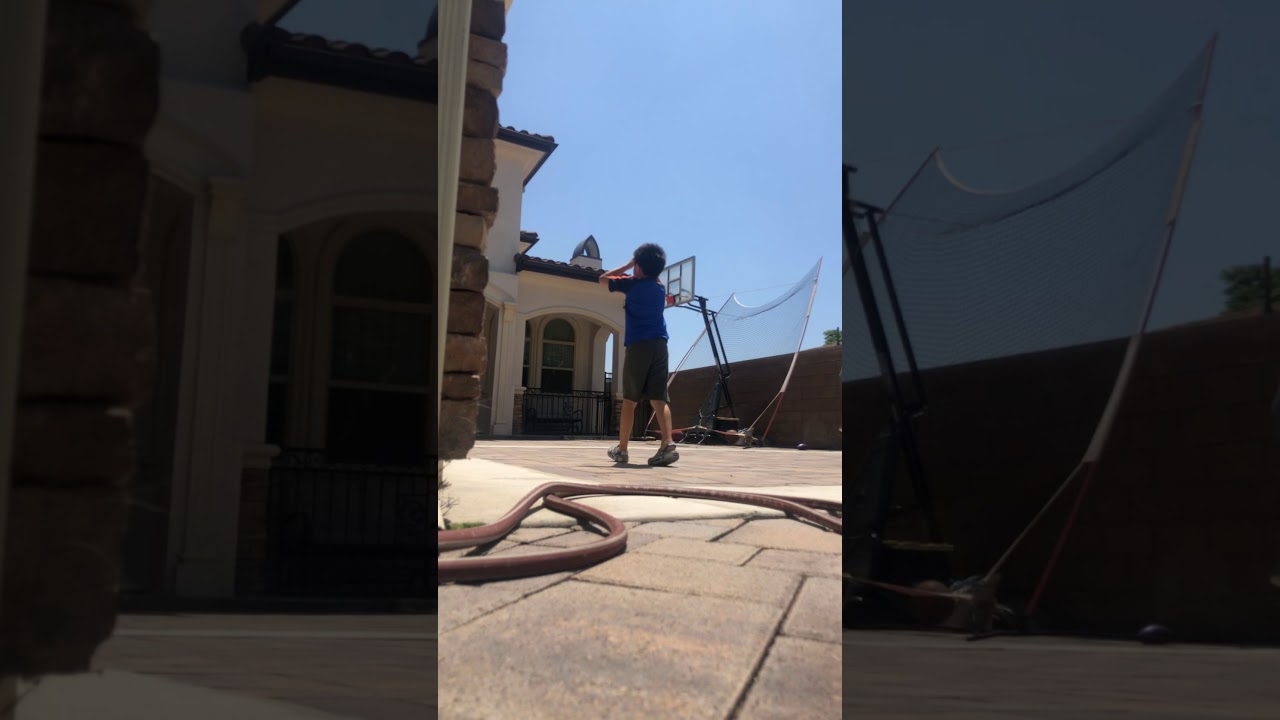 Making shot 50 feet away (bad happen at the end) - YouTube