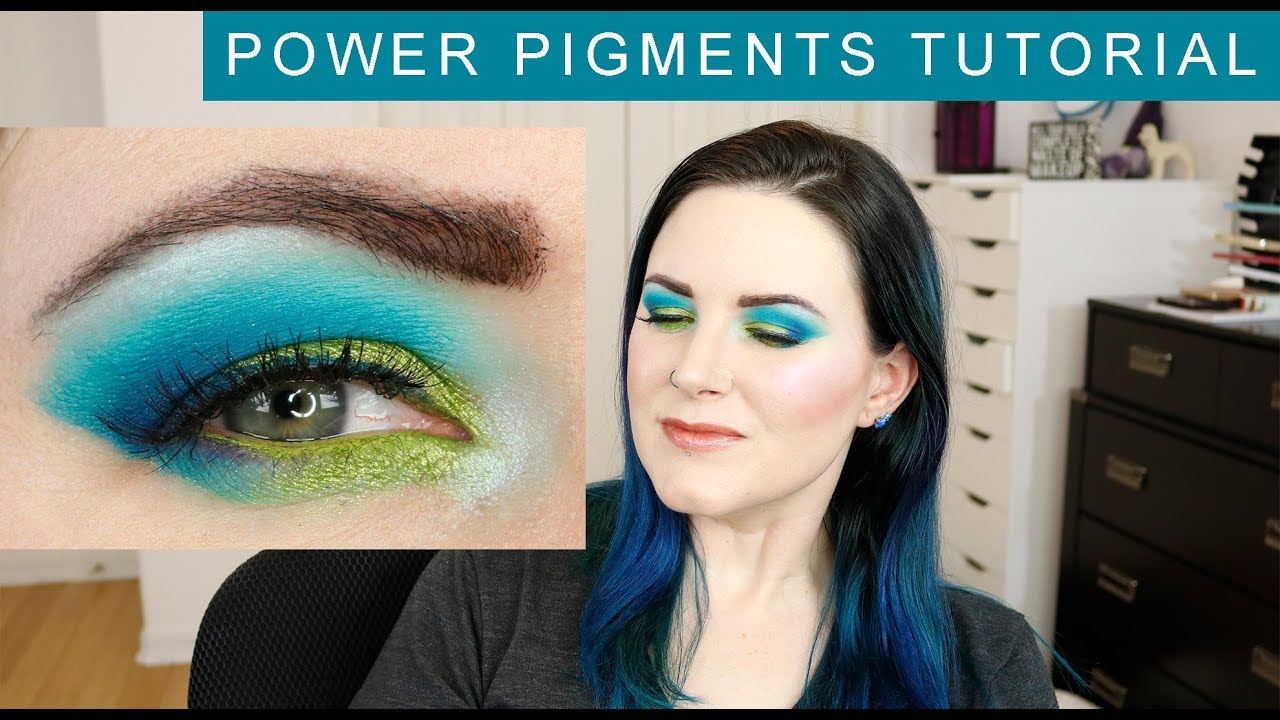 Makeup Geek Power Pigments Tutorial (full face) | PHYRRA - YouTube