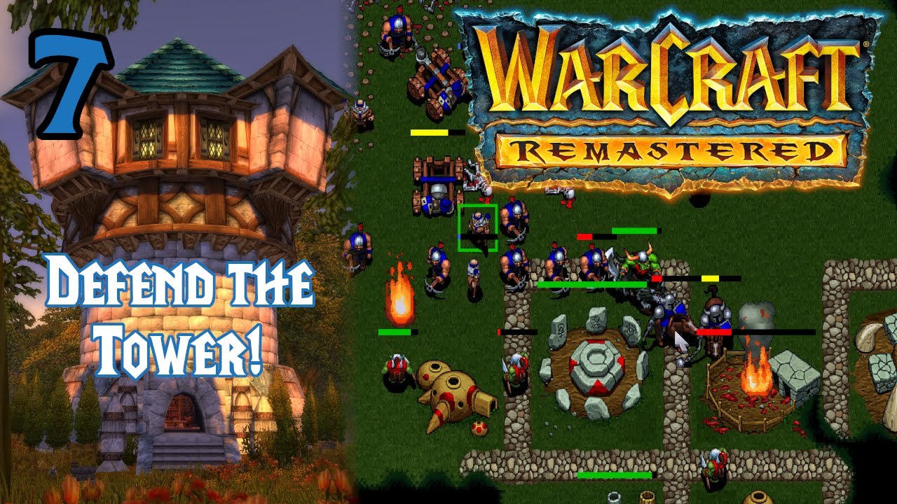 The Tower of Azora & Sunnyglade - Warcraft 1: Remastered - Human 7/12 ...