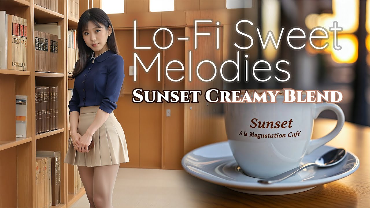 Lo-Fi Sweet Melodies💕サンセット・クリーミー・ブレンド☕ - YouTube