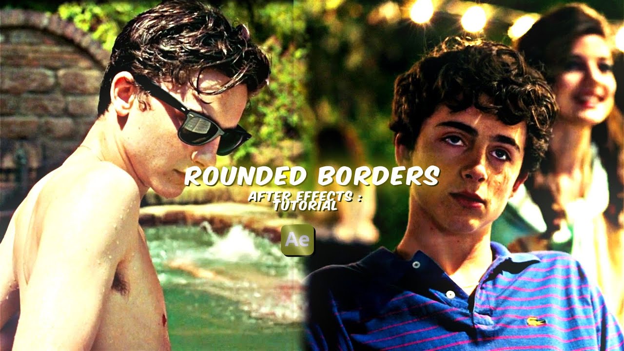 rounded borders ; after effects - YouTube