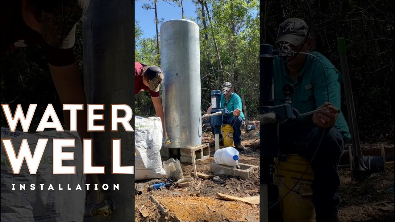 Well Water Tank Installation Finally!!! - YouTube