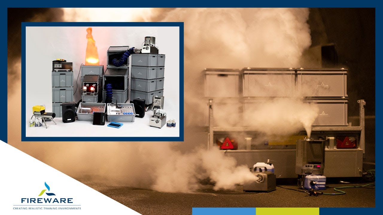 Unique mobile tunnel fire simulation set for Iceland - YouTube