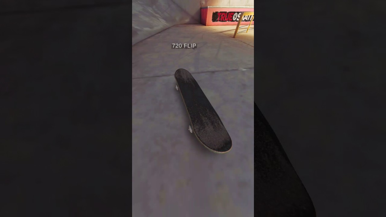 [True Skate] Flatland 720 flip - YouTube