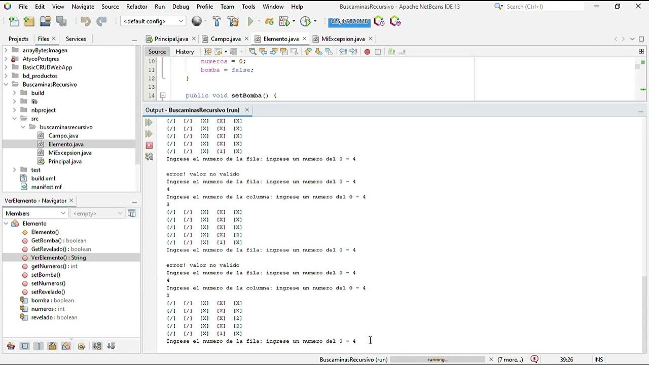 Buscaminas - Java NetBeans IDE - YouTube