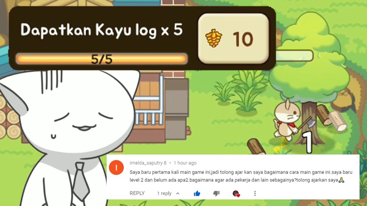 Cat Forest: Healing Camp - Quest 1 || DAPATKAN KAYU LOG x 5 - YouTube