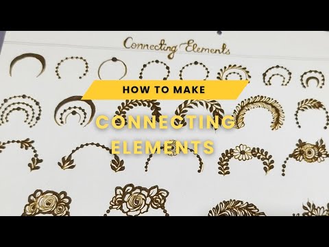 |How to make Connecting Elements| Tutorial video of Connecting Elements ...