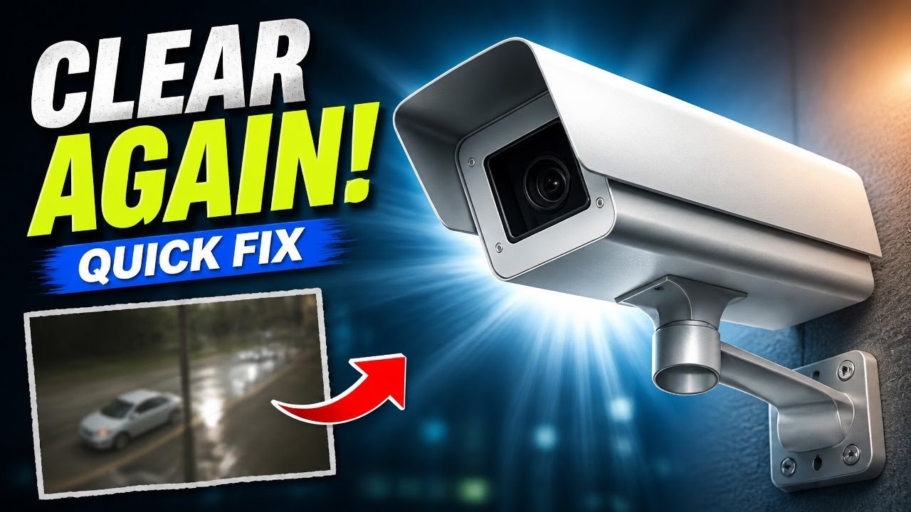 How to Fix Blurry Vision in CCTV Camera - YouTube