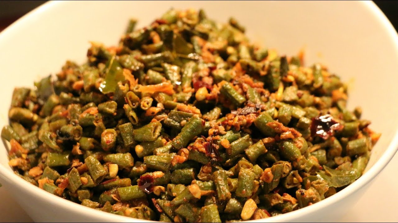 Achinga Payer Mezhukkupuratti / Long beans stir fry onam sadhya Recipe ...