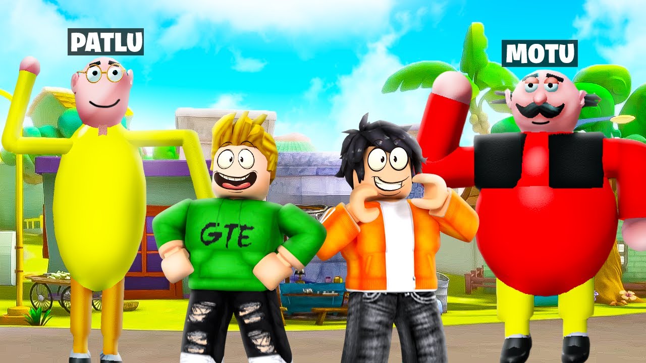 We Meet MOTU PATLU In Roblox - Motu Patlu Game - YouTube