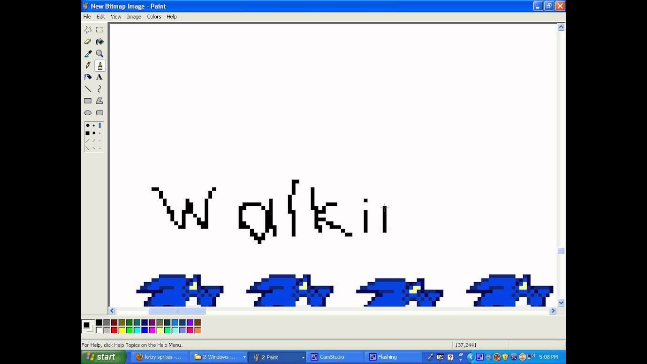 how to make a sonic on super smash bros sprite part 1 - YouTube