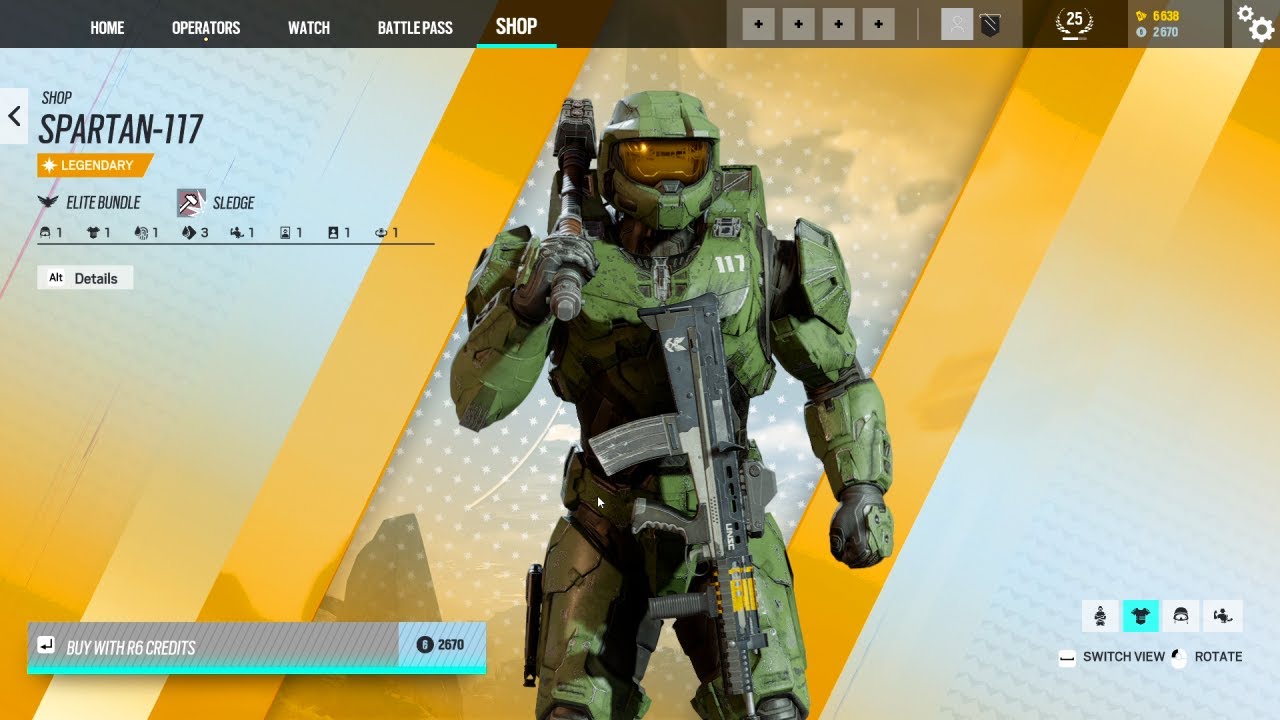 Master Chief Finishes The Fight In Rainbow Six Siege - YouTube