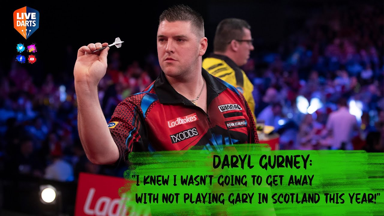 Daryl Gurney: "I knew I wasn't going to get away with not playing Gary ...