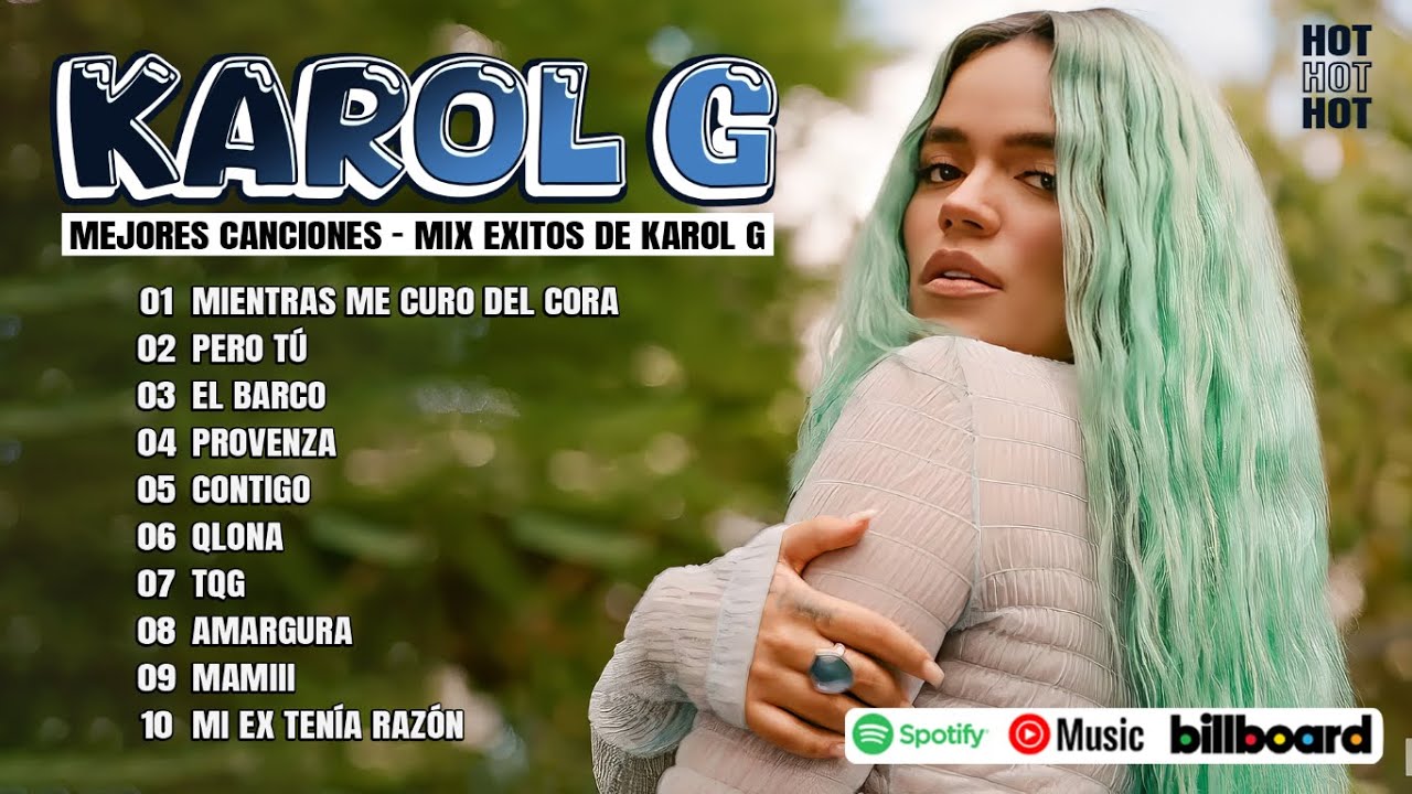 Karol G 2024 - Karol G Mix Éxitos Cancione - Mejores Canciones De Karol G - YouTube