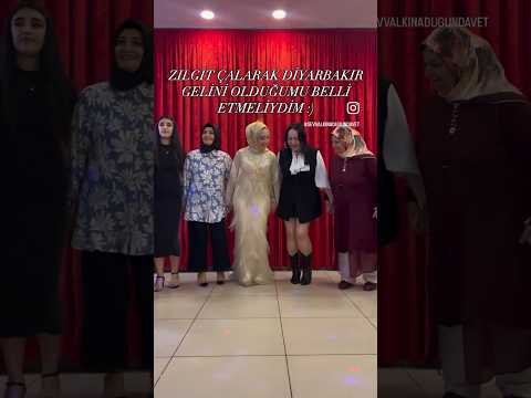 DİYARBAKIR GELİNİ OLMAK = ZILGIT ÇEKMEK  #kınagecesi #trending #düğün #keşfet #trending #diyarbakır