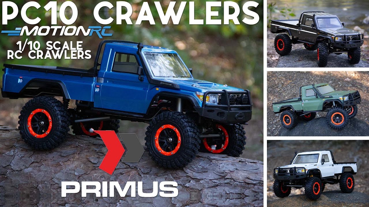 New Primus PC10 1/10 Scale 4WD RC Crawlers | Motion RC - YouTube