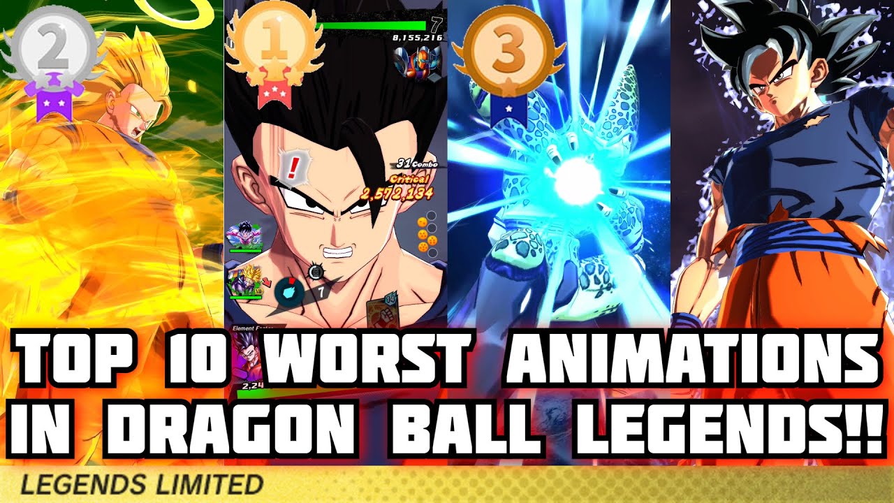 Top10 Worst Animations In Dragon Ball Legends - YouTube