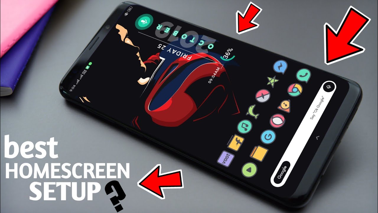 Best Homescreen setup for android 2019 - Amazing customization - YouTube