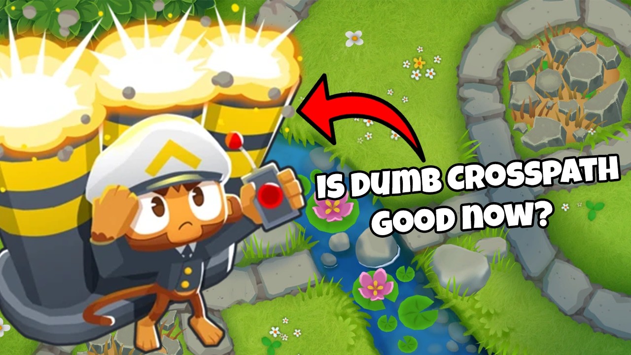 Is Dumb Crosspath Mortar Actually Good Now? (BTD6) - YouTube